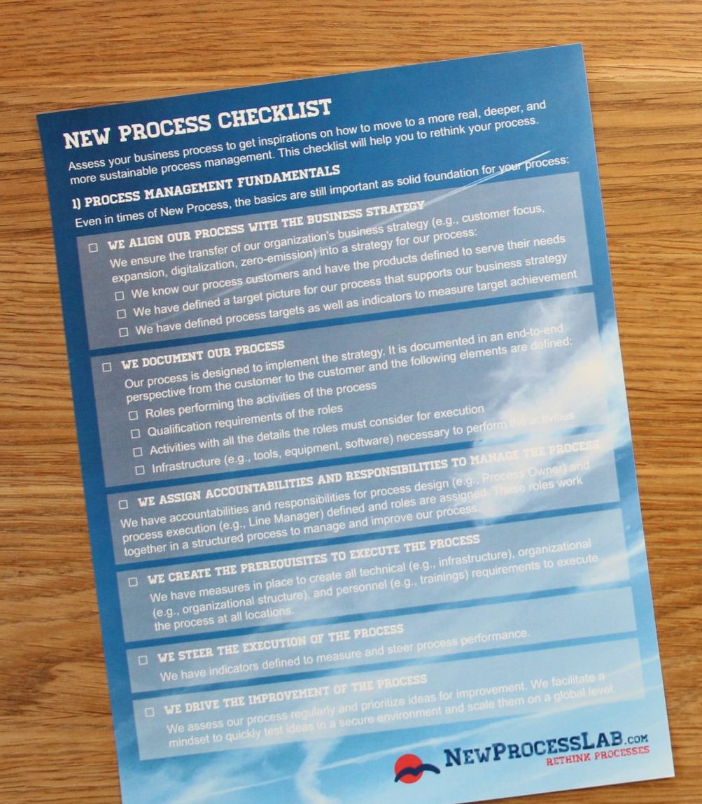 Get the free Checklist to rethink your process - NewProcessLab.com
